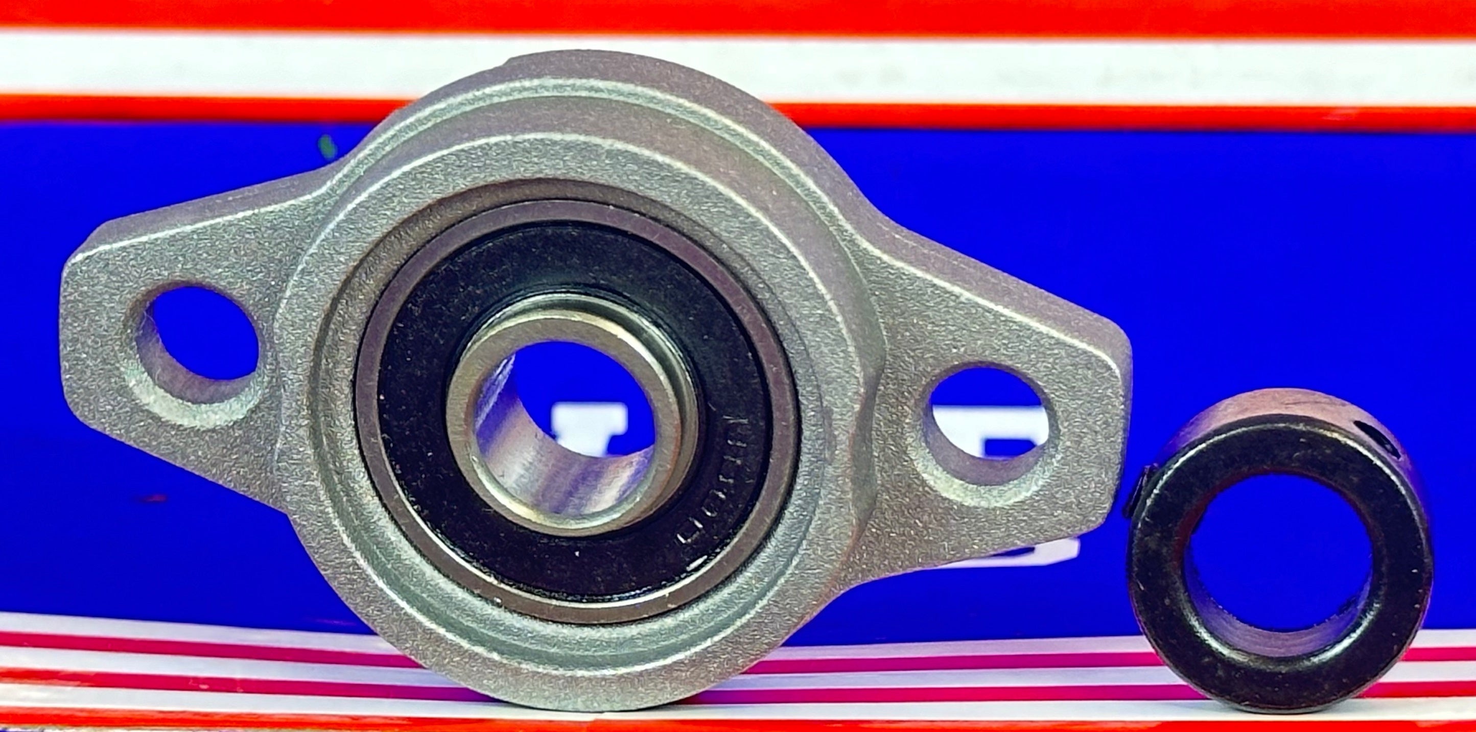 10mm Flange Bearing KFL000 Miniature Pillow Block Mounted